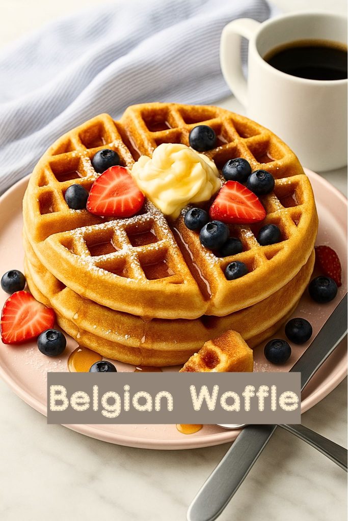 Best Belgian Waffle Recipe – Crispy Outside, Fluffy Inside!
