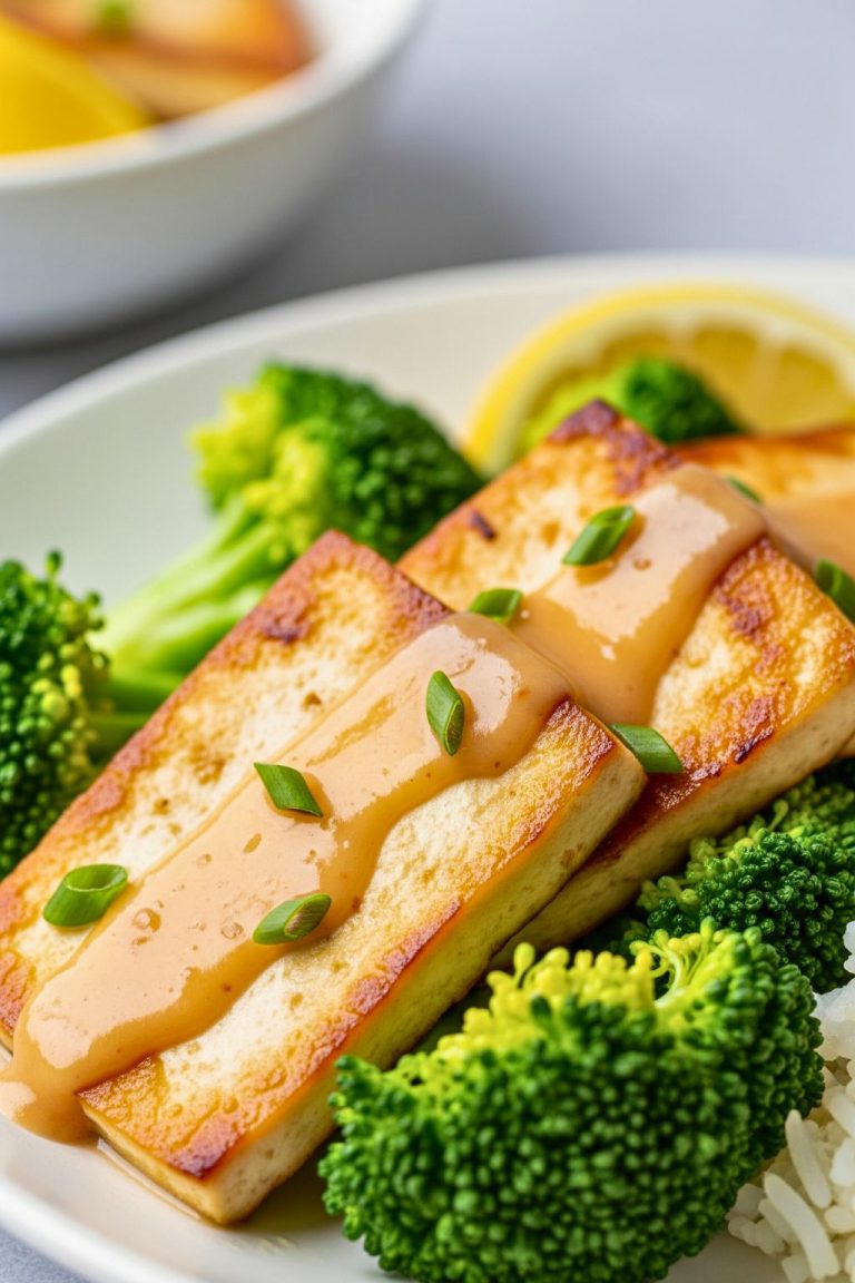 Easy Lemon-Miso Tofu With Broccoli Stir-Fry Recipe | G.F | Vegan